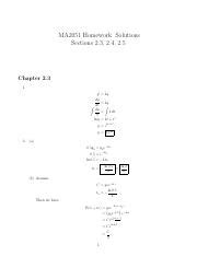 2051 HW S 2 3 2 5 Pdf MA2051 Homework Solutions Sections 2 3 2 4 2 5