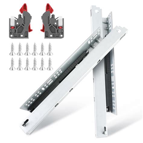 6 Pair Of 16 Inch Soft Close Undermount Drawer Slides Full Extension