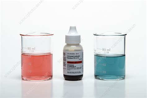 Universal Indicator PH Comparison Stock Image C Science Photo Library