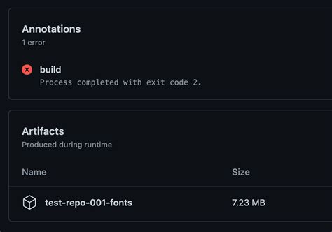 Build Errors With Exit Code 2 On Initial Commit When Creating A New