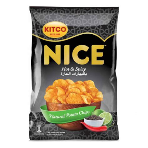 Nice Potato Chips Hot And Spicy 80gm
