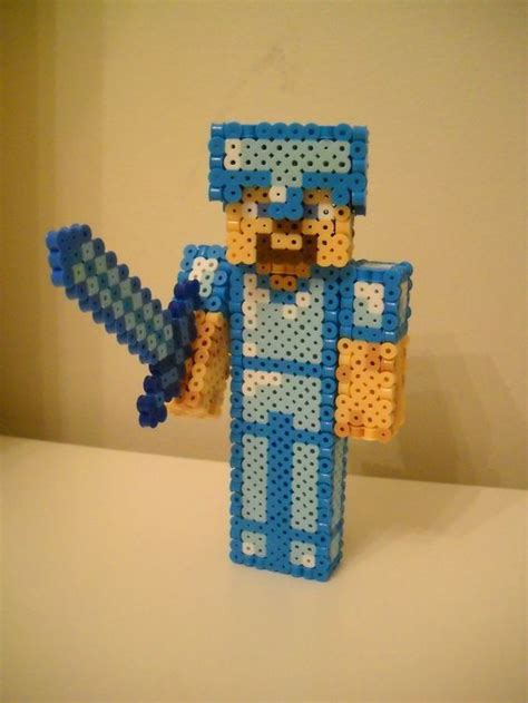 поделки Майнкрафт из термомозаики Minecraft Beads Perler Beads Minecraft Perler
