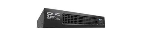 qsc q sys network analog i o processor core 8 flex creation networks