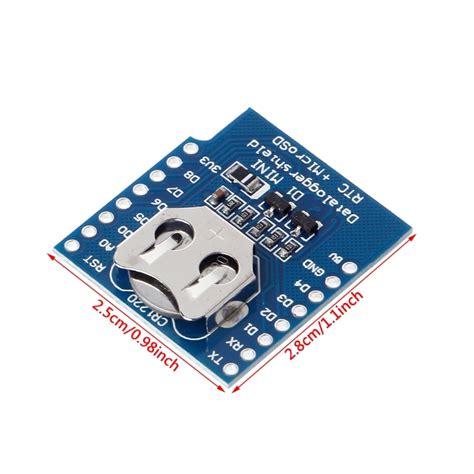 Micro Sd Wemos D1 Mini Data Logger Shieldrtc Ds13 Grandado