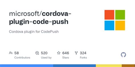Github Microsoft Cordova Plugin Code Push Cordova Plugin For Codepush