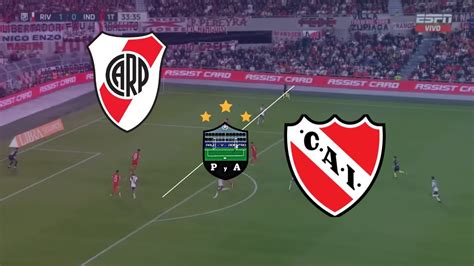 River Vs Independiente Copa De La Liga En Vivo Youtube