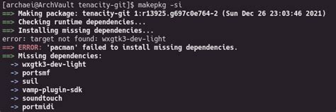 Pkgbuild Use Pacman To Install Aur Dependency Wxgtk3 Dev Light