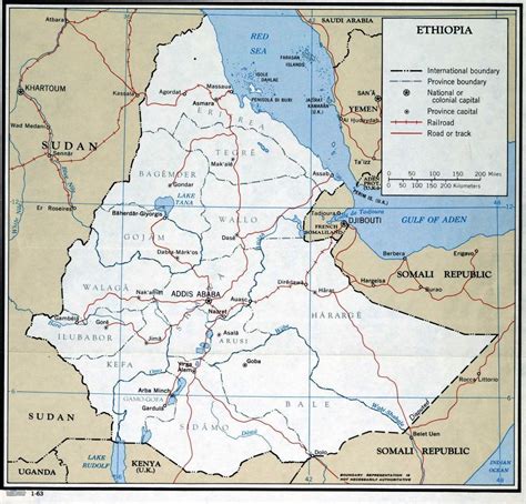 Ethiopia Province Map