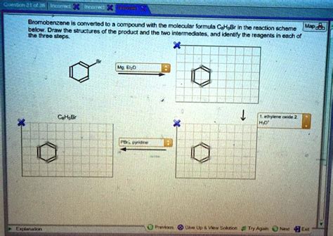 SOLVED: A ballad Bromobenzene is converted to a compound with the molecular formula C6H5Br in ...