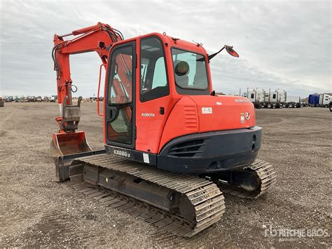 2011 Kubota Kx080 3 Tracked Excavator Ritchie Bros Auctioneers