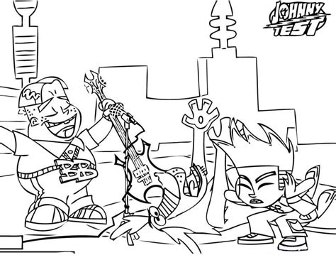Johnny Test Coloring Pages To Download And Print For Free
