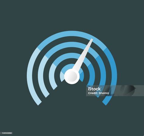 Speedometer Gauge Dial Vector Icon Isolated Stock Illustration Download Image Now Measuring
