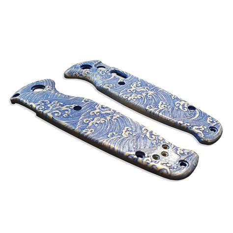 Japan Wave Benchmade Composite Lite Auto 4300 Knife Scales By