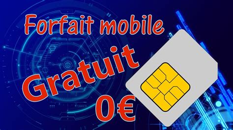 Comment Avoir Un Forfait Tel 4g Appel Sms Web Gratuit Youtube