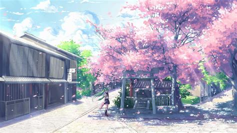 100 Cherry Blossoms Anime Scenery Wallpapers