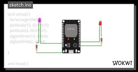 Lab LED ON OFF Wokwi ESP STM Arduino Simulator Lab LED ON OFF Wokwi ESP STM Arduino Simulator