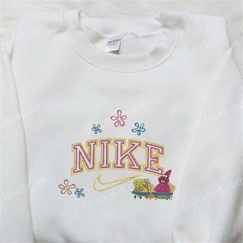 Spongebob Squarepants And Patrick Star X Nike Embroidered Sweatshirt