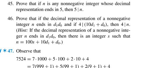 Solved 45 Prove That If N Is Any Nonnegative Integer Whose Chegg