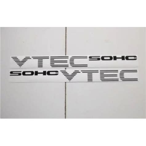 Jual Sticker Stiker Mobil Sohc Vtec Shopee Indonesia