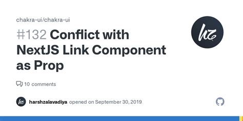 Conflict With Nextjs Link Component As Prop · Issue 132 · Chakra Ui