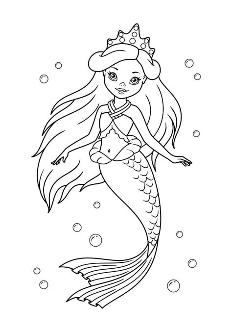 Recur Cielo Forse Disegni Sirena Da Colorare E Stampare Tamburo Sitcom