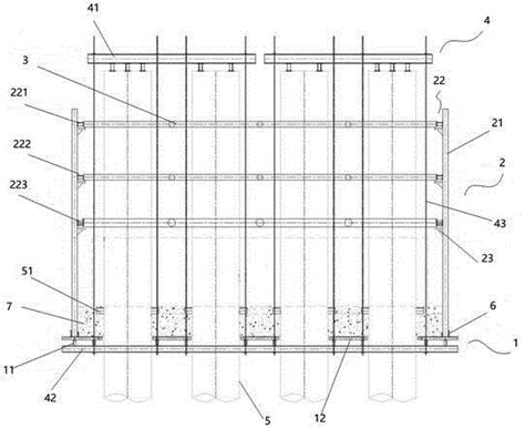 一种基于拉森钢板桩的新型钢吊箱围堰结构的制作方法