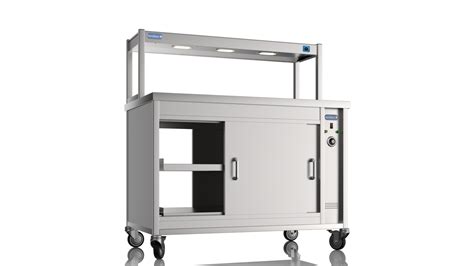 Single Tier Gantry And Pass Through Hot Cupboard 1200 Nordstar