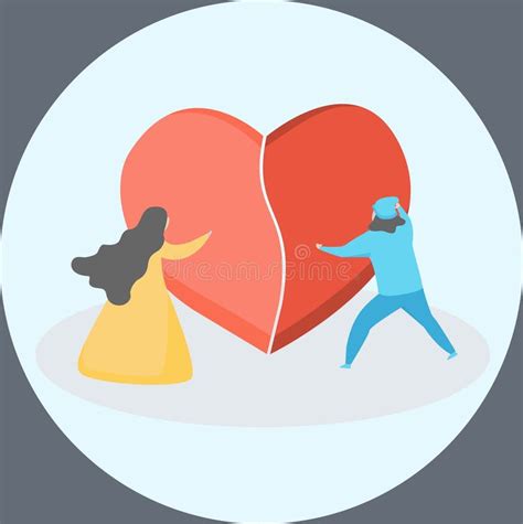 The Girl And The Guy Fall In Love Stock Vector Illustration Of Happy