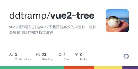 GitHub ddtramp vue2 tree vue2树形组件 打造vue2下最简洁高效的树组件组件会根据项目的需求持续演进