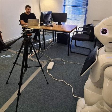 The Lab Settings Including The Robot Pepper Softbank Robotics In