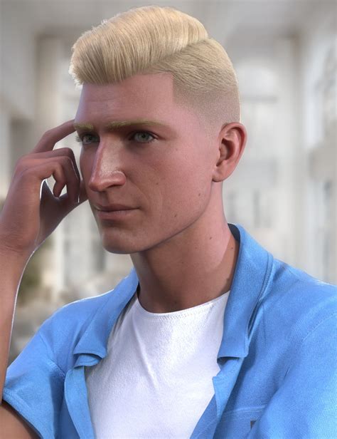 Benjamin Hair For Genesis 9 Daz 3d