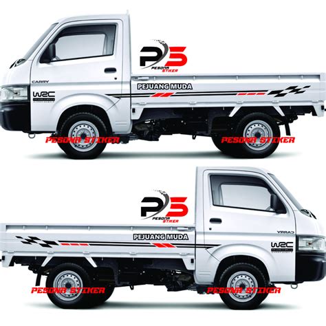 Jual Sticker Cutting Mobil Suzuki Pick Up New Carry Stiker Cutting