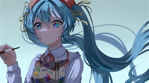 Hatsune Miku Vocaloid Drawn By Tatyaoekaki Danbooru