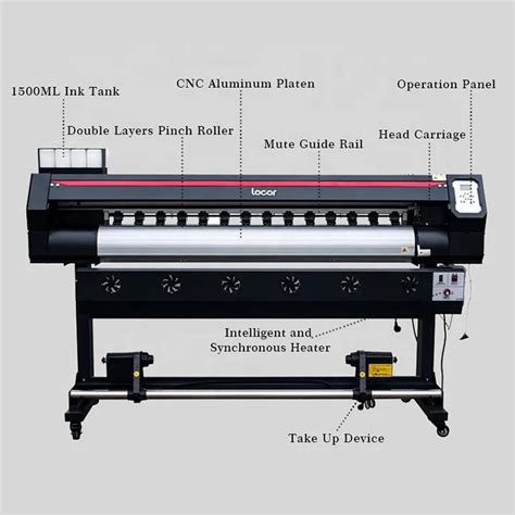 Locor Multifunction Digital Solvent Printer Inkjet Printing Machine