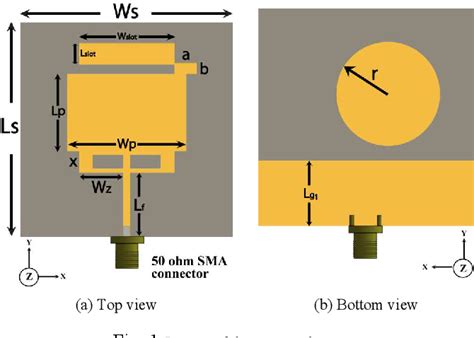 Figure 2 From Design Of Uwb Patch Antenna With 5g Lower Band Notch