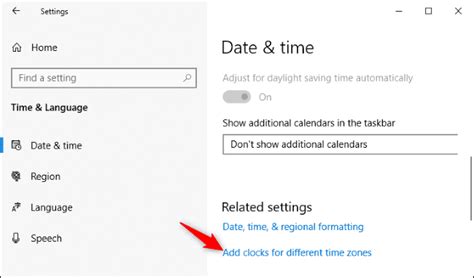 How To View Multiple Time Zones On Windows 10 With Taskbar And Start Anonyviet English Version