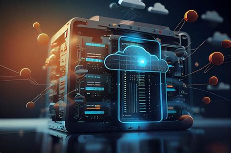 Premium Photo Cloud Computing Technology Conceptgenerative Ai