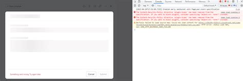 Modal Form Something Went Wrong Try Again Later Fastify Cors