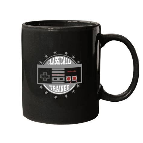 Nintendo Classically Trained Mugs Black Sold By Akumart Sku 91565701