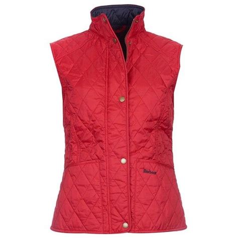Womens Barbour Summer Liddesdale Gilet New Red £70 Liked On