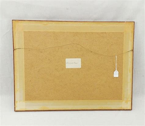 Framed Watercolour Of Rfa Gold Ranger Sally Antiques