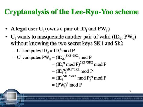 Ppt A Flexible Biometrics Remote User Authentication Scheme