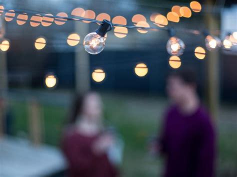 How To Hang Outdoor String Lights From DIY Posts HGTV