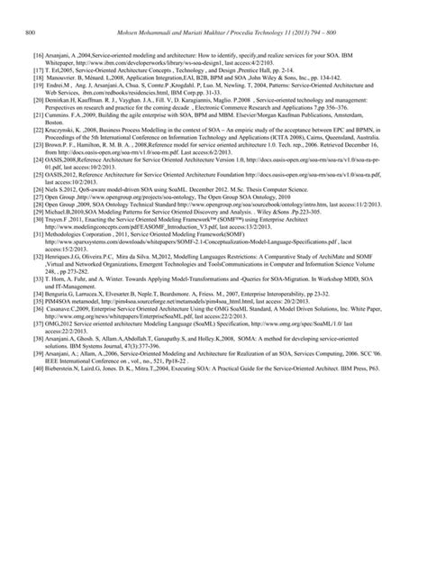 A Review Of Soa Modeling Approaches For Enterprise Information Systems Pdf