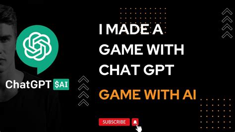 I Made A Game With Chat Gpt How Would You Do Youtube