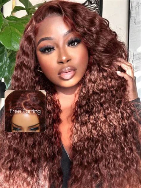 Unice Wigs Pre Everything 13x4 Lace Frontal Wig 100 Human Hair Reddish