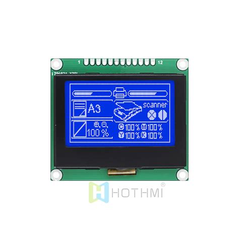 2 Inch 128 X 64 Lcd Graphic Liquid Crystal Display Module 12864
