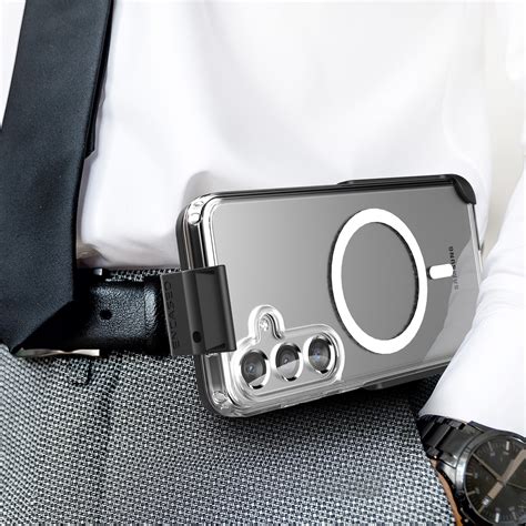 Samsung Galaxy S Plus Clear Magsafe Case With Belt Clip Holster Encased
