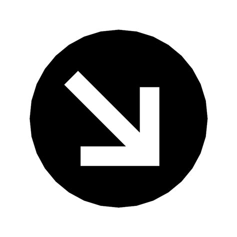 Arrow Bottom Right Circle Fill Vector SVG Icon - SVG Repo