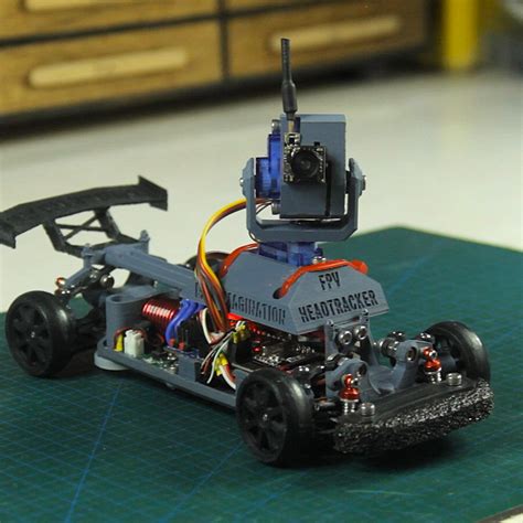 Stl File 3d Printed Fpv Head Tracker Camera For Rc Vehicles 2 Axis Head 3d Design 📷 ・3d Print